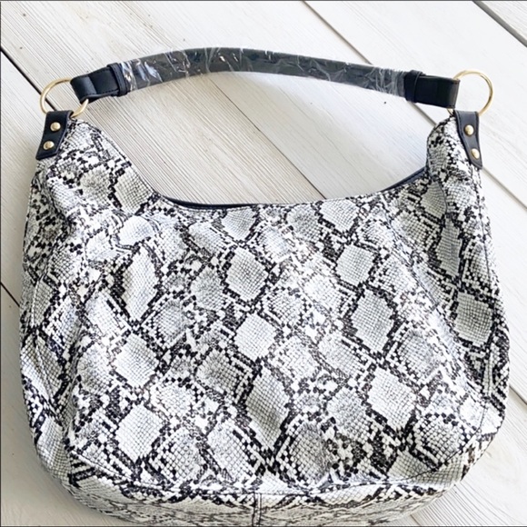 Caroline Hill | Bags | Host Pick Nwt Snakeskin Hobo Bag | Poshmark
